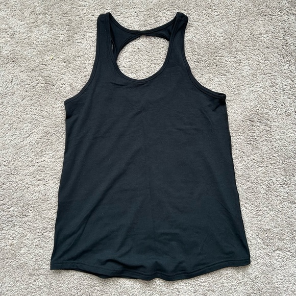 ZYIA | Tops | Zyia Black Twist Tank | Poshmark
